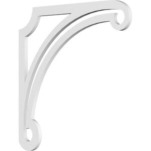 Ekena Millwork 5/8 in. W X 16 in. H X 16 in. D PVC Arch Bracket ...