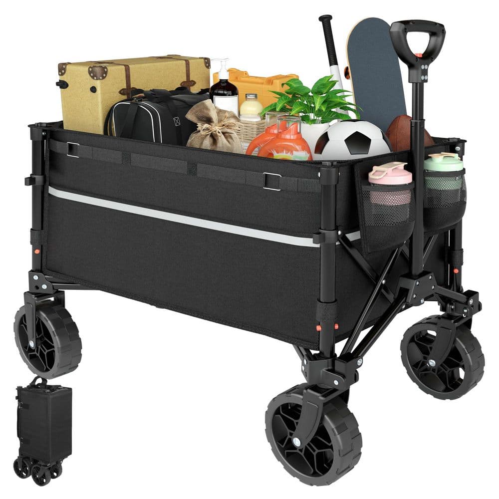 Collapsible Wagon Cart with Wheels for Outdoor Sport Cart-1066 - The ...