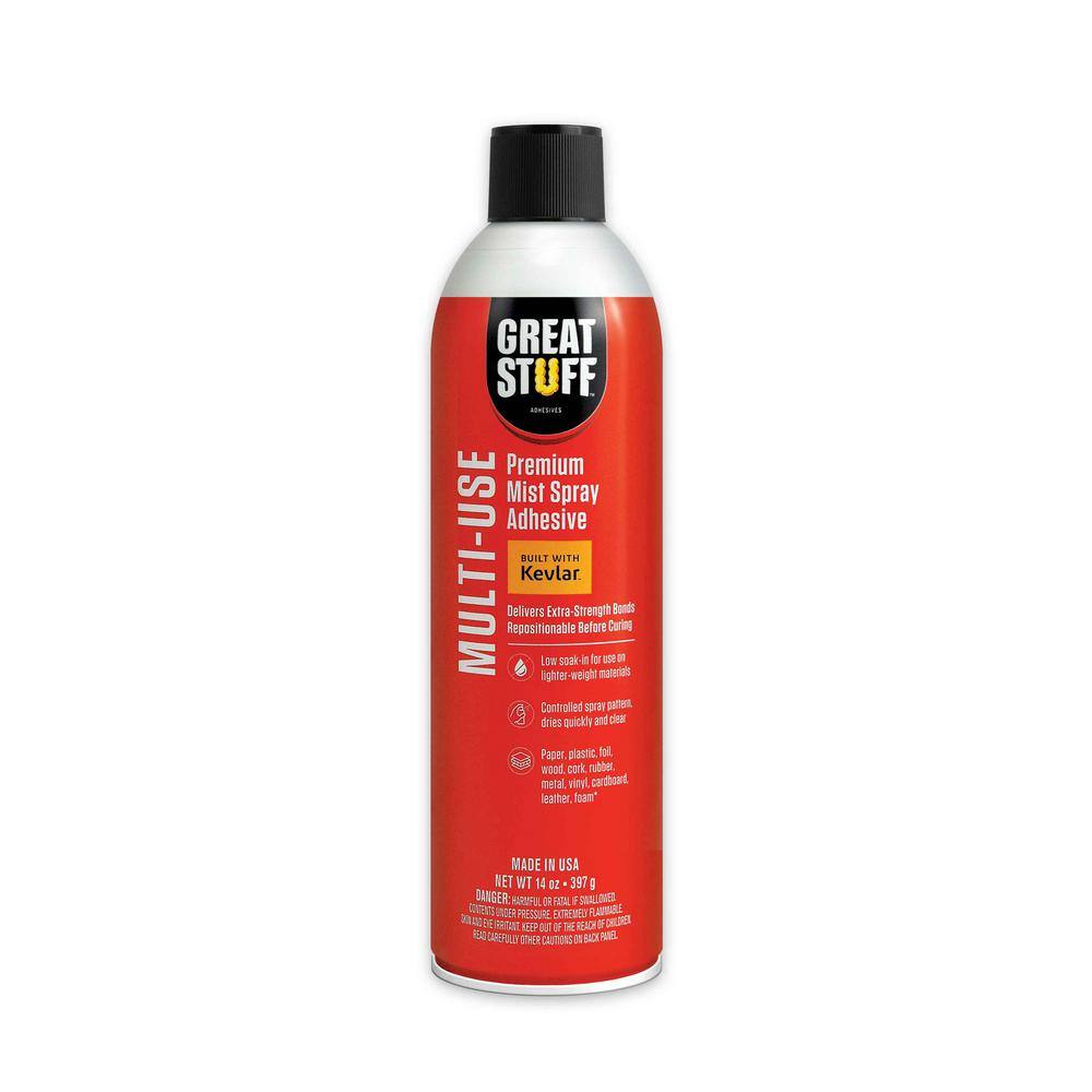 GREAT STUFF Multi-Use Spray Adhesive – 14 oz. - Aerosol – (6-Pack ...