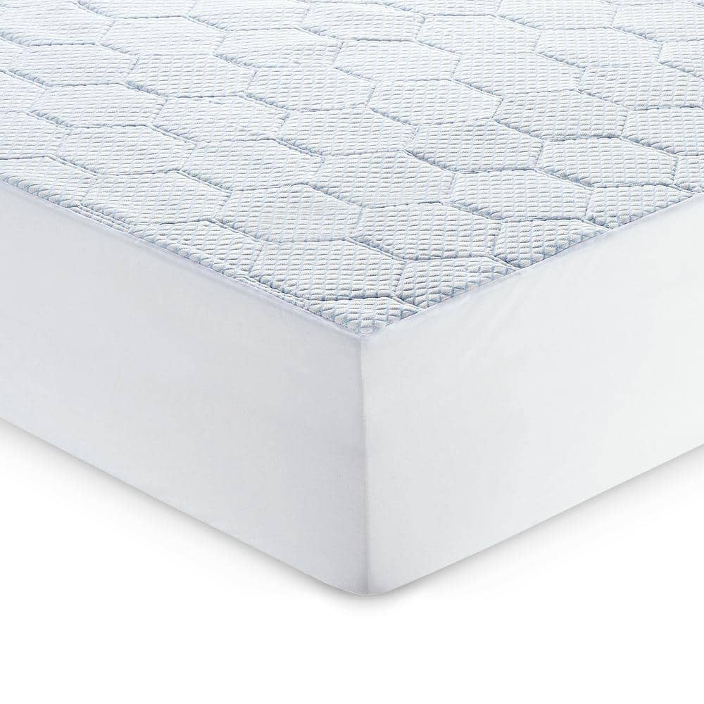 Vibe Queen Cooling Quilted Memory Foam Mattress Pad 30.2228.99.03.96 ...