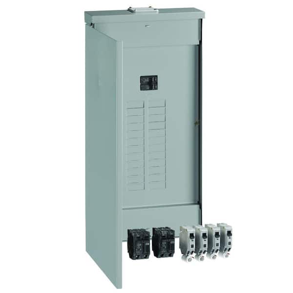 GE PowerMark Gold 125 Amp 24-Space 24-Circuit Outdoor Main Breaker ...