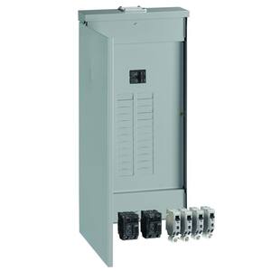 GE 200 Amp 20-Space 40-Circuit Main Breaker Outdoor Load Center ...
