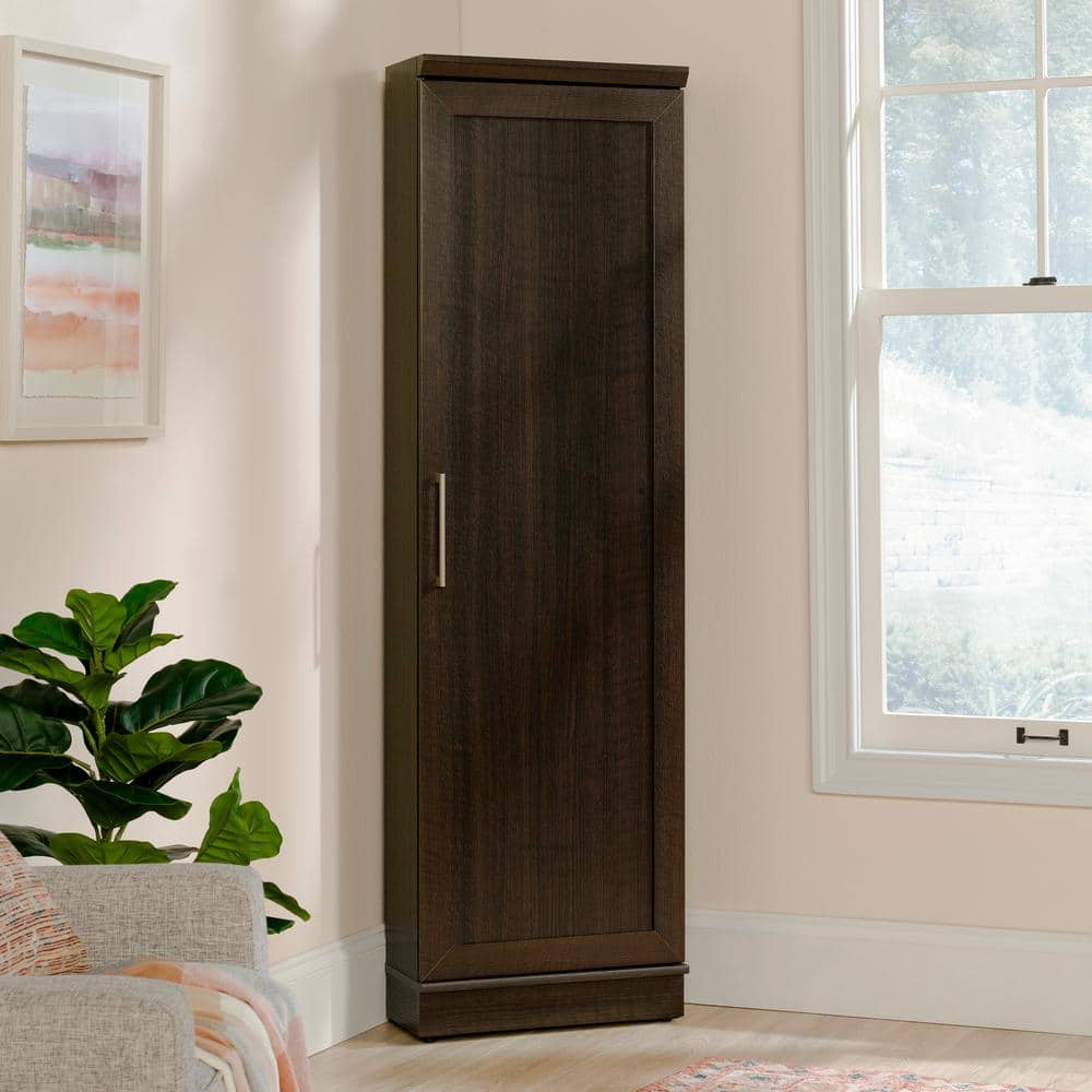 SAUDER HomePlus Dakota Oak Finish 71 in. Storage Cabinet with ...