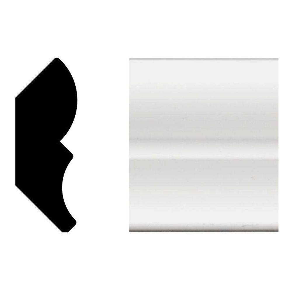 Royal Mouldings WM 75 9/16 in. D x 1-9/16 in. W x 144 in. L Vinyl Bead ...