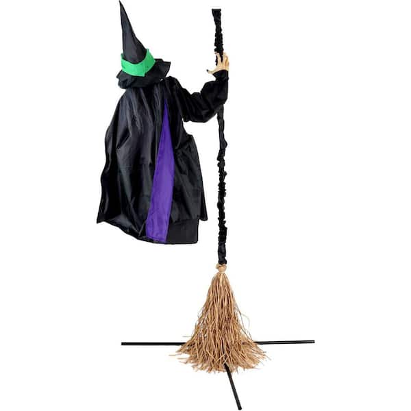 Haunted Hill Farm Oversized 6 ft. Touch-Activated Animatronic Mounted ...