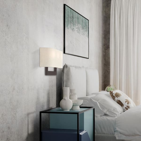 AVIANCE LIGHTING Davenport 16 in. 3-Light Bronze ADA Wall AVIANCE LIGHTING Davenport 16 in. 3-Light Bronze ADA Wall