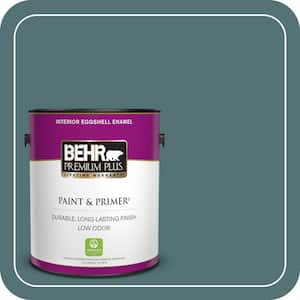 BEHR PREMIUM PLUS 8 oz. #PPU13-02 Juniper Berries Flat Interior ...