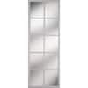 ODL 10-Lites Glass with External Grilles 22 in. x 64 in. x 1/2 in. with ...