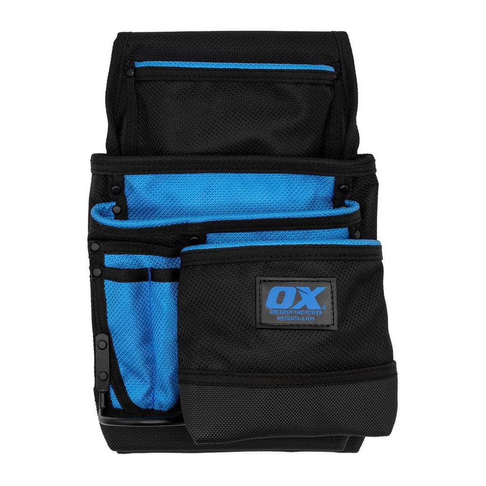 OX TOOLS Pro Dynamic Nylon 7-Pocket Pouch with Hammer Holder OX-P266202 ...