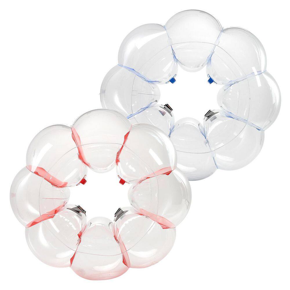 SKYSHALO Inflatable Bumper Balls 2-Pack, 4FT. Body Sumo Zorb Ball ...
