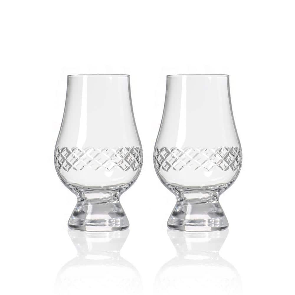 Rolf Glass Diamond 6.75 oz. Glencairn Scotch Glasses - Set of 2 304403 ...