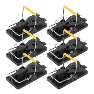 ATENGNES 6 Pack Reusable Rat Rodent Killer Snap Kill Trap Mouse Traps ...