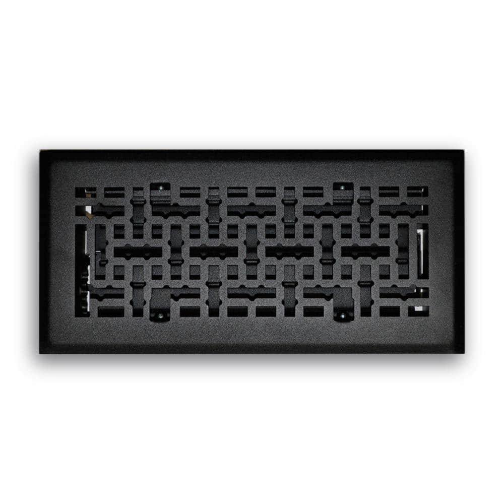 T.A. Industries 4 in. x 12 in. Modern Contempo Floor Diffuser, Matte ...