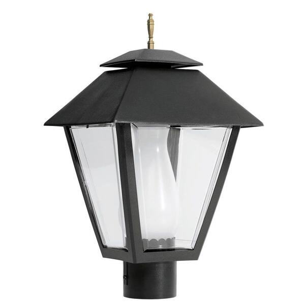 Newport Coastal Colonial Outdoor Post Lantern 7982-17B - The Home Depot