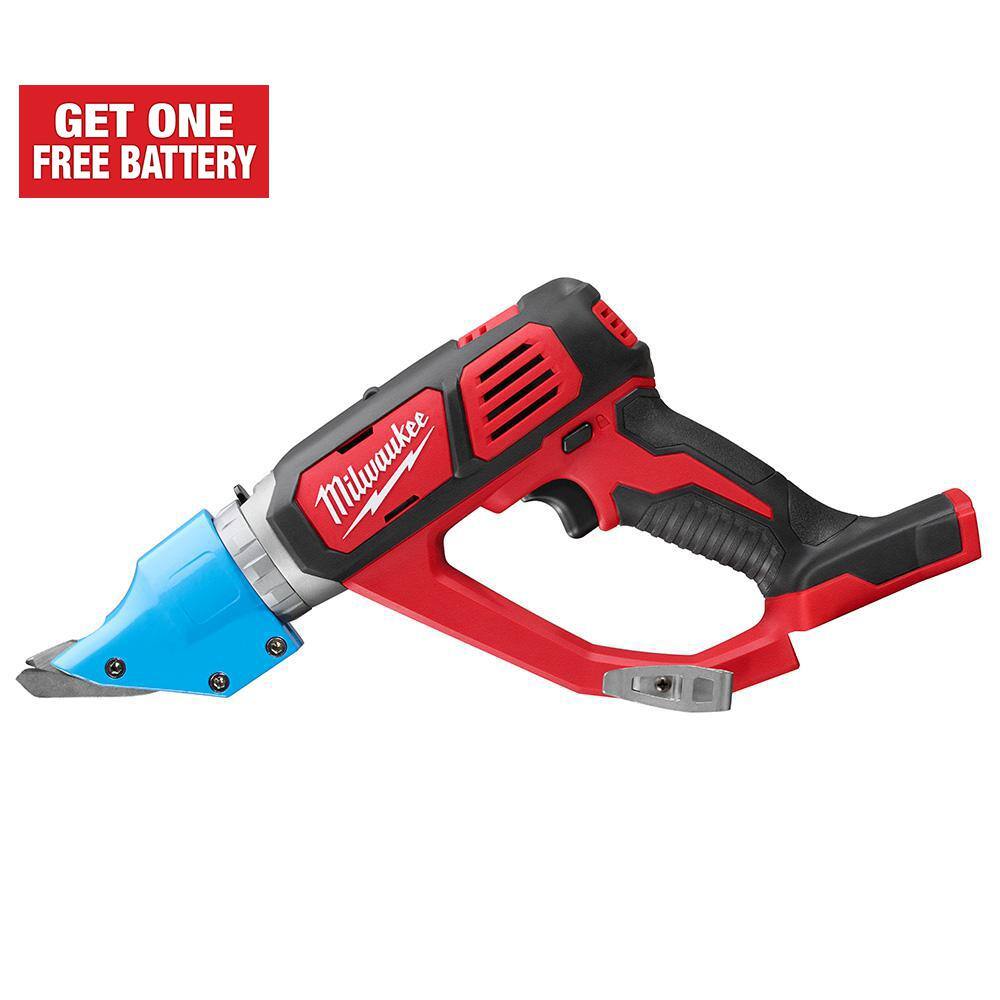 Milwaukee M18 18-Volt 14-Gauge Lithium-Ion Cordless Double Cut Metal ...