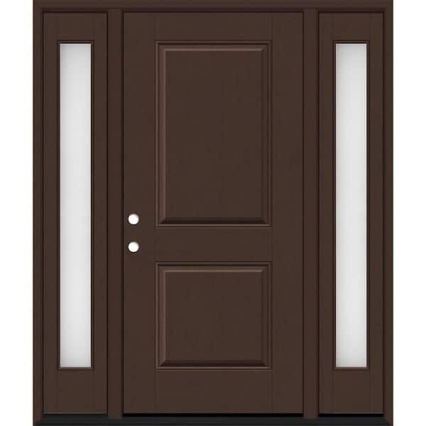 Steves & Sons Regency 64 in. x 80 in. 2P Squaretop RHIS Chestnut Stain ...