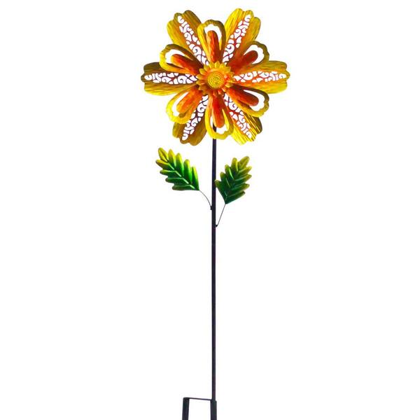 RCS Gifts Spinner Flower Blue 32622