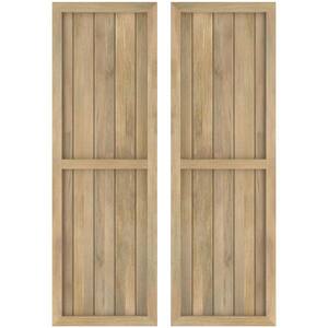Ekena Millwork 14 in. W x 52 in. H Americraft 4 Board Exterior Real ...