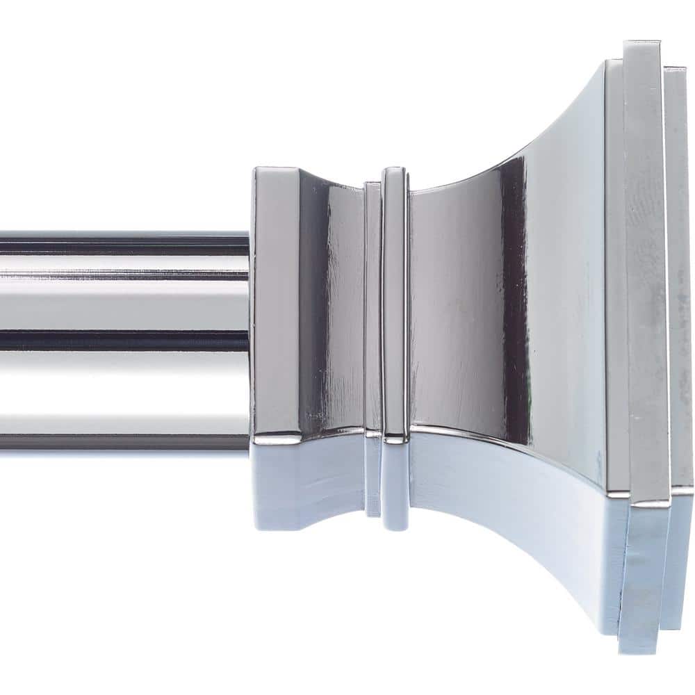 Art Decor 10 ft. Non-Telescoping Drapery Single Rod 1 1/8 in. with ...