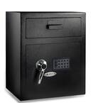 AdirOffice 1.1 cu. ft. Steel Digital Depository Safe with Digital keypad, Black 670-200-BLK ...