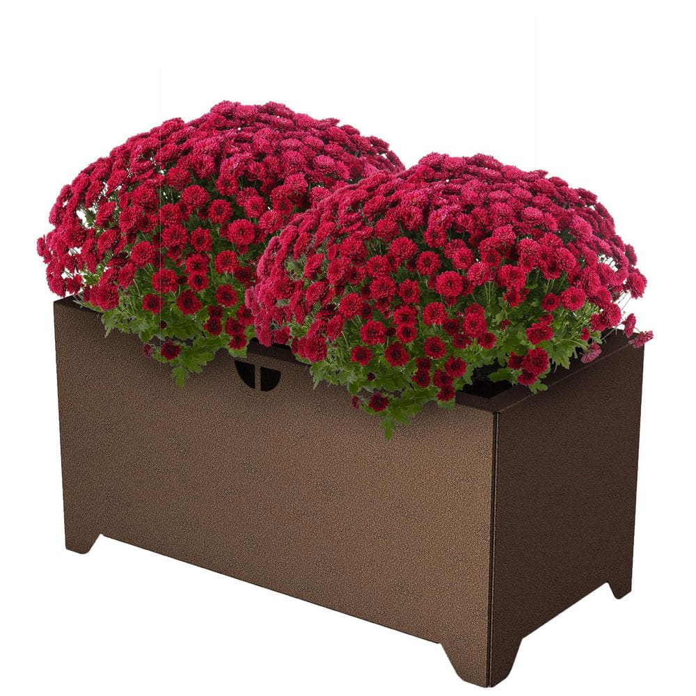 TARTER Long Box Modern Planter 16.5 in. H x 32.50 in. L x 16.25" D ...