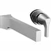 Delta Zura Single-Handle Wall Mount Bathroom Faucet Trim Kit in Chrome ...