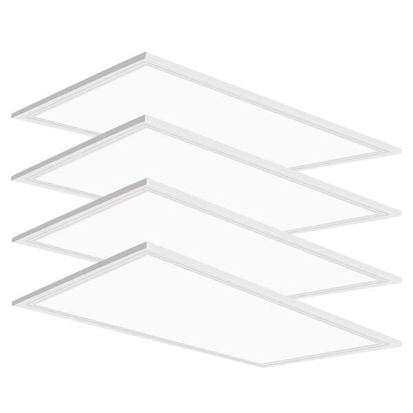 WYZM 2 ft. x 4 ft. 7800 Lumens Integrated LED Panel Light, 5000K White ...