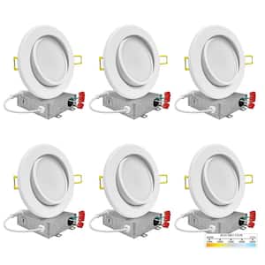 Lecoht 6 in. New Construction and Remodel Recessed Retrofit Dimmable ...
