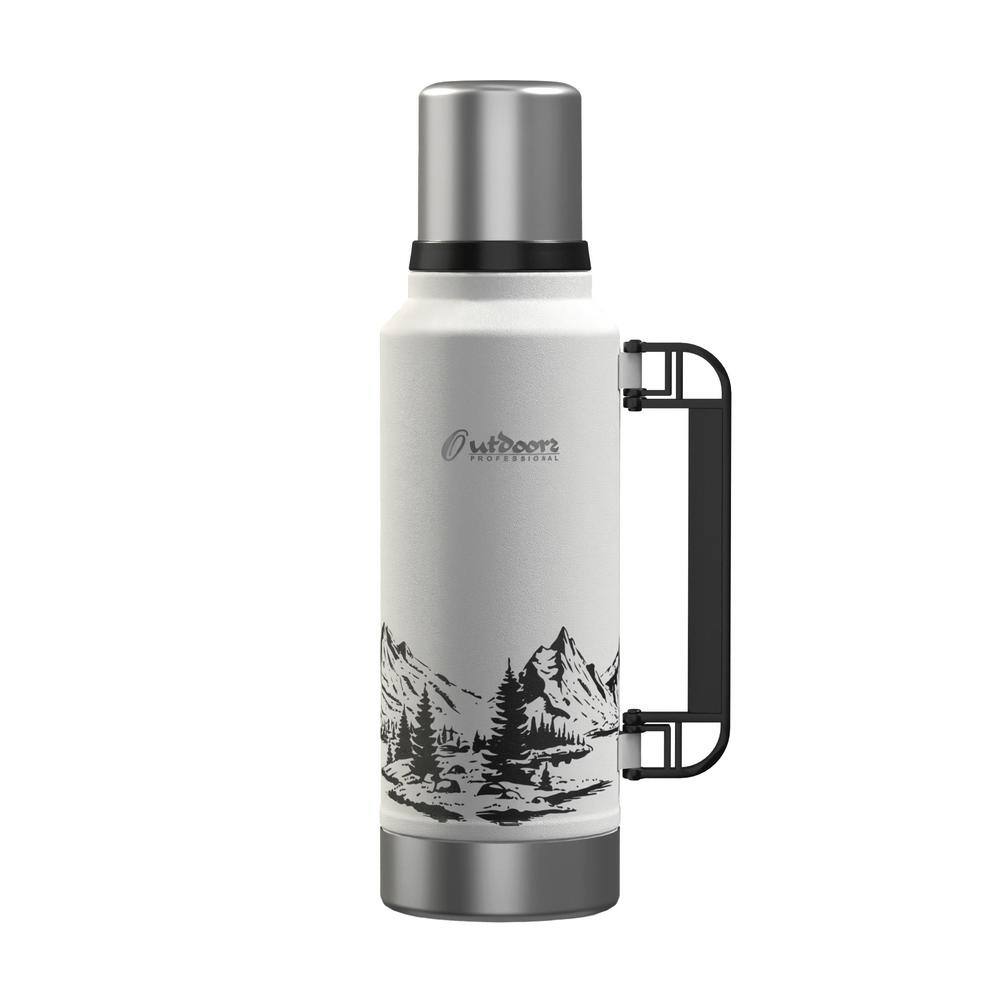 Outdoors PROFESSIONAL 33 oz. White Mountains Stainless Steel Thermo ...