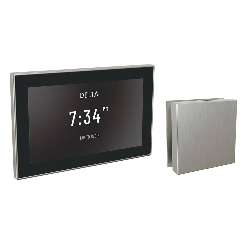 Delta Contemporary Square Programmable Steam Generator Control Kit with ...