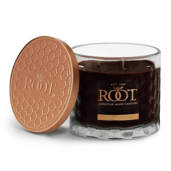 ROOT CANDLES 3-Wick Honeycomb Coffee Roastery Brown Scented Jar Candle ...