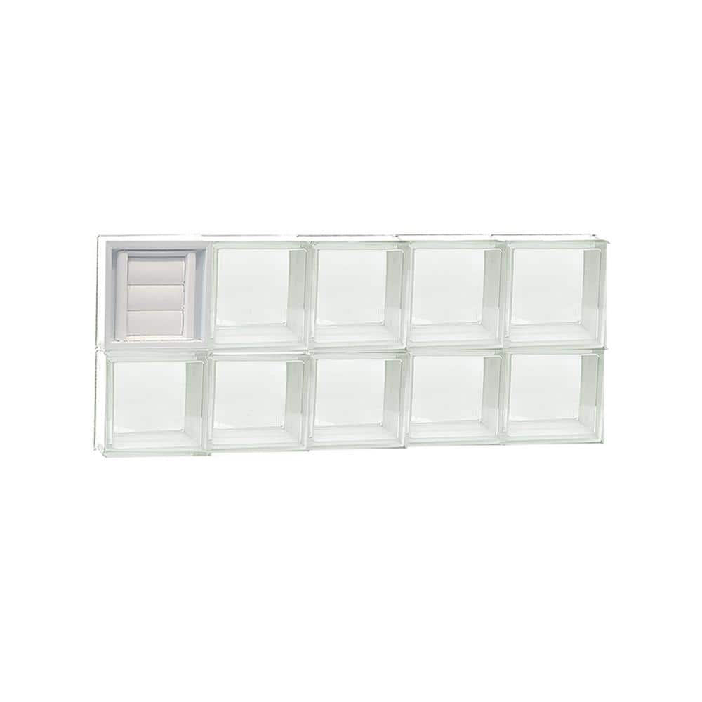 Clearly Secure 38.75 in. x 15.5 in. x 3.125 in. Frameless Clear Glass ...