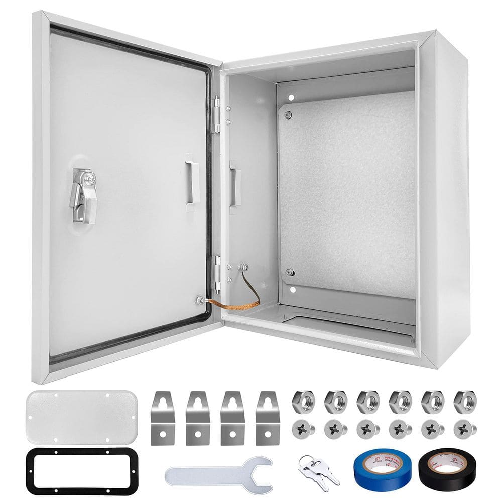 BeamBox 12 in. x 10 in. x 6 in. Steel Outdoor Electrical Box, NEMA 4X ...