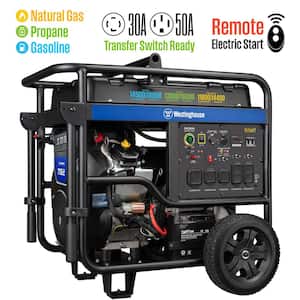 Westinghouse 12,500/9,500-Watt Dual Fuel Gas and Propane Powered EFI ...