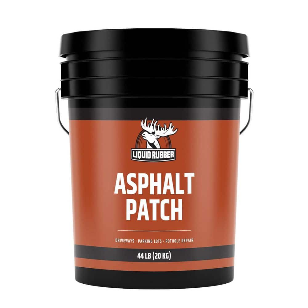 LIQUID RUBBER Asphalt Patch 44 lb. Pail Ready-to-Use Pothole Repair for ...