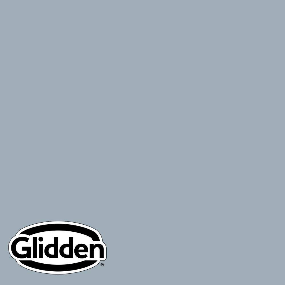 Glidden Premium 5 gal. PPG1040-4 Set In Stone Flat Exterior Latex Paint ...
