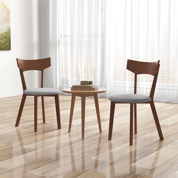 Curved back dining chair mid century store