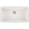 Blanco IKON Farmhouse Apron-Front Granite Composite 33 in. Single Bowl ...