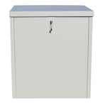 QualArc ParcelChest Textured Gray Ground Mount Locking Parcel Box PCSDB ...