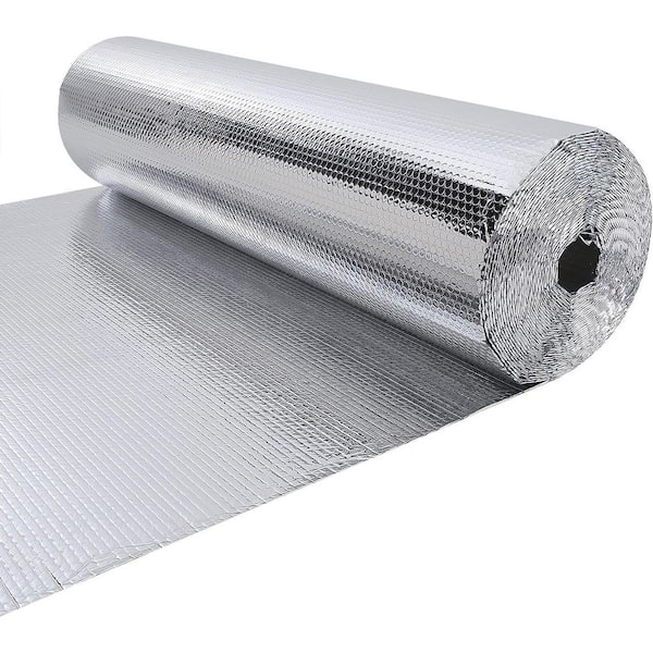 Foam Foil Pipe Insulation Wrap 2 in W x 32 ft L Radiant Barrier (1-Pack ...