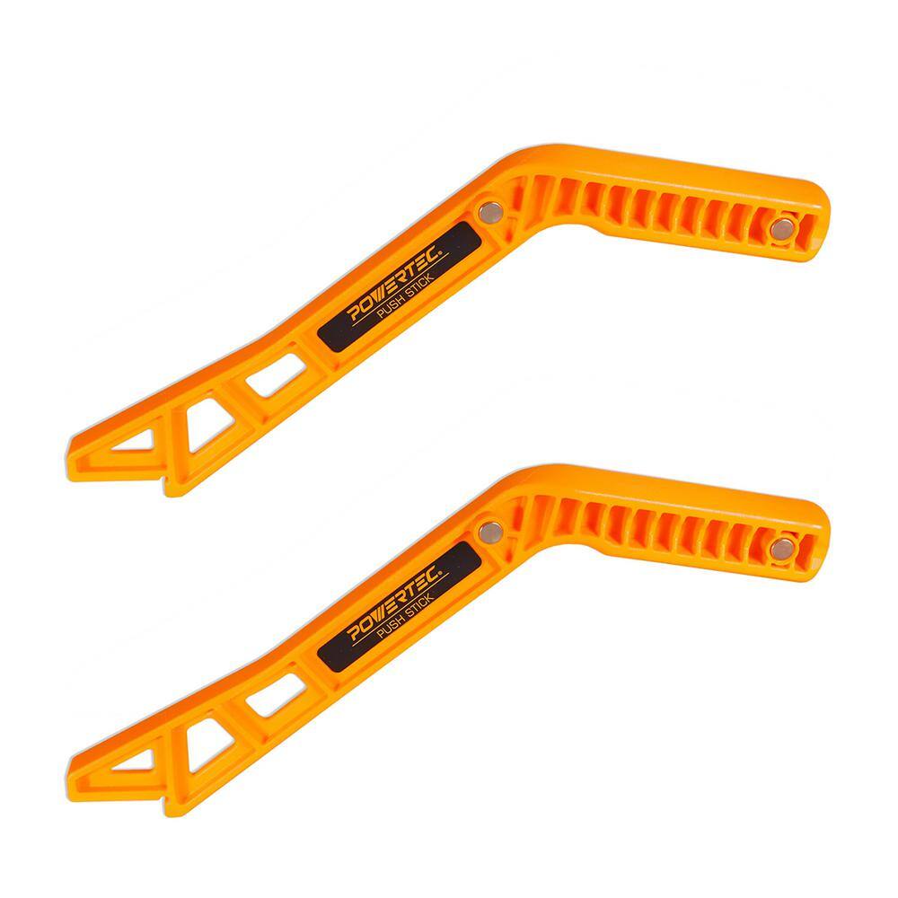 POWERTEC 11.5 in. Magnetic Push Stick Embedded Magnets in Ergonomic ...