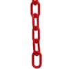 Mr. Chain 1 in. (#4, 25 mm) x 25 ft. Red Plastic Chain 10005-25 - The ...