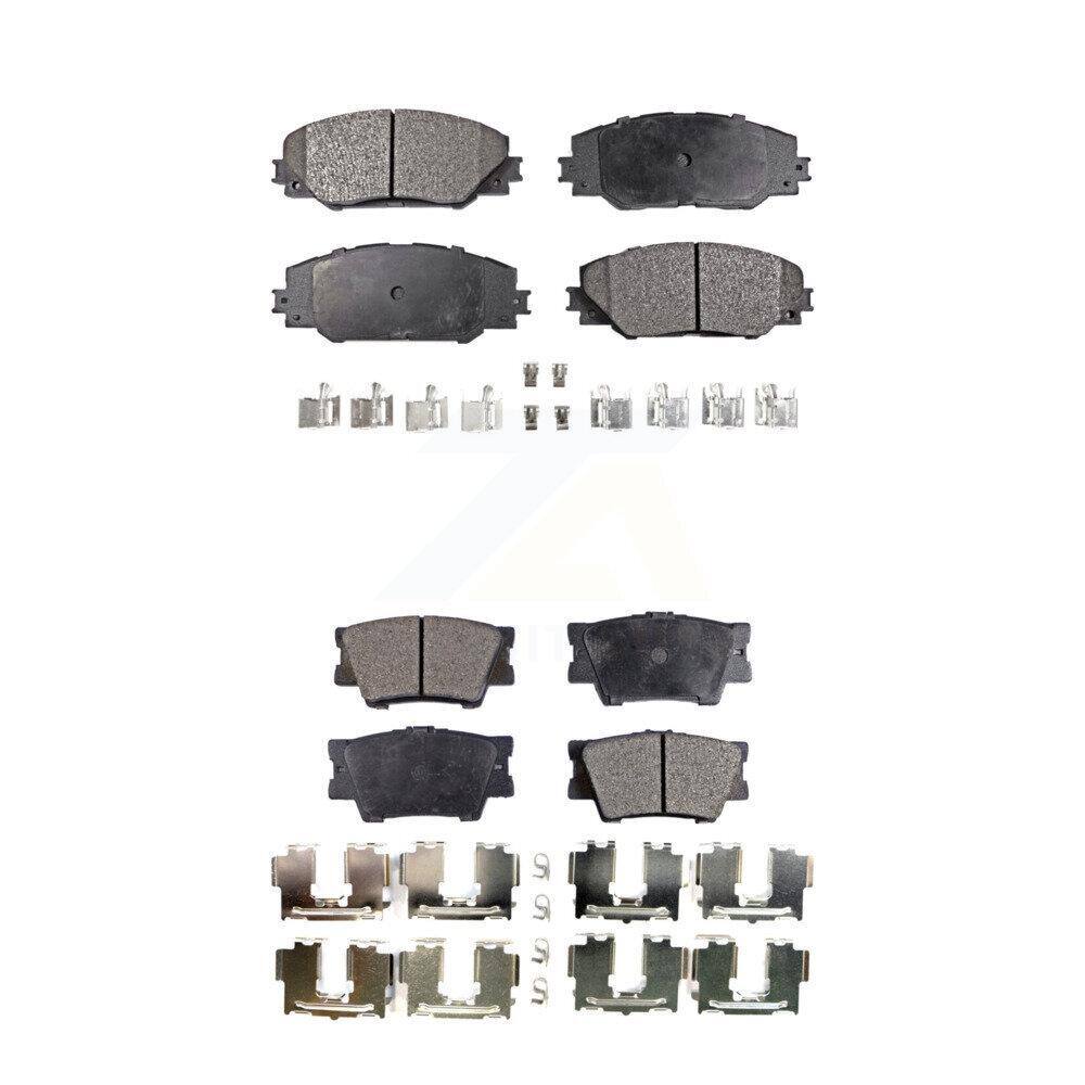 TEC Front Rear Ceramic Brake Pads Kit For Toyota RAV4 Matrix Pontiac ...