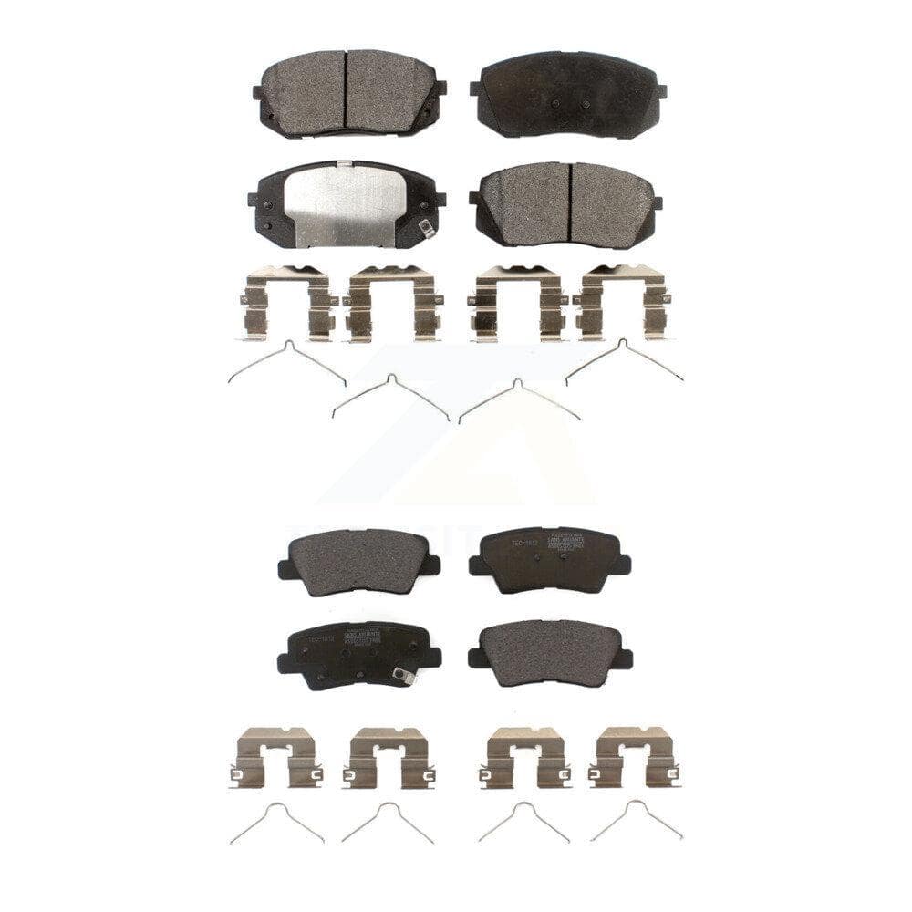TEC Front Rear Ceramic Brake Pads Kit For 2019 Kia Niro EV KTC-100766 ...