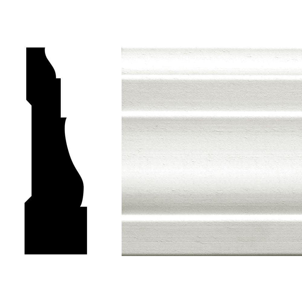CMPC WM 361 11/16 in. x 2 1/2 in. x 84 in. Pine Primed Finger-Jointed ...