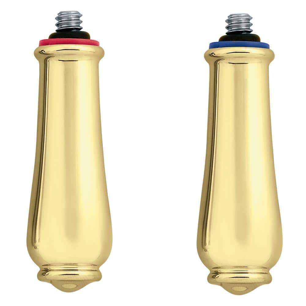 MOEN Monticello Large Lever Handle Inserts in Polished Brass 97373 ...