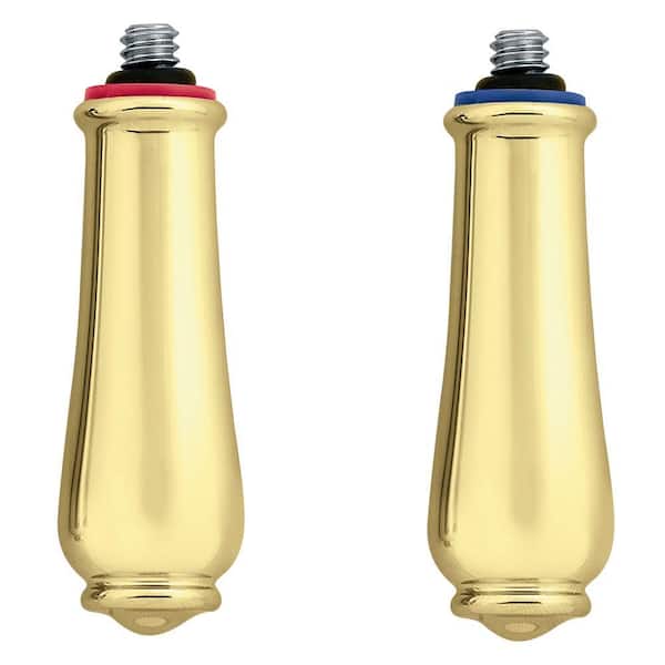 MOEN Monticello Large Lever Handle Inserts in Polished Brass 97373 ...