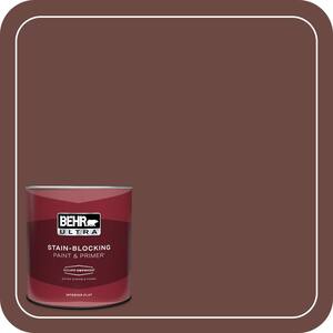 BEHR MARQUEE 1 gal. #190F-7 Mayan Red Matte Interior Paint & Primer ...