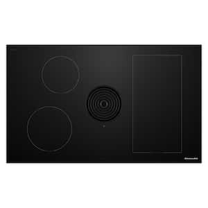 KitchenAid 30 in. 4-Element Glass Top NextGen Induction Downdraft ...