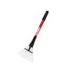 Bully Tools 8 in. Shrub Rake with Short Fiberglass Handle 92319 - The ...